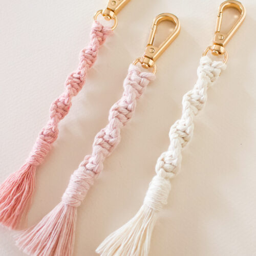 A DIY Macrame Keychain Tutorial: Easy and Beginner-friendly - Fish & Bull